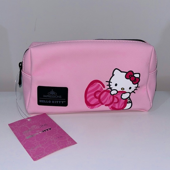 Hello Kitty | Bags | Hello Kitty Pink Make Up Cosmetic Pouch Travel ...